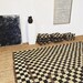 The Forsyth Checkerboard Rug off Black - Etsy