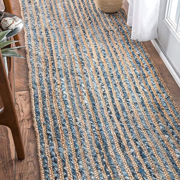 Denim Braided Rug - Etsy