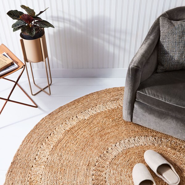 Round Jute Rug - Etsy