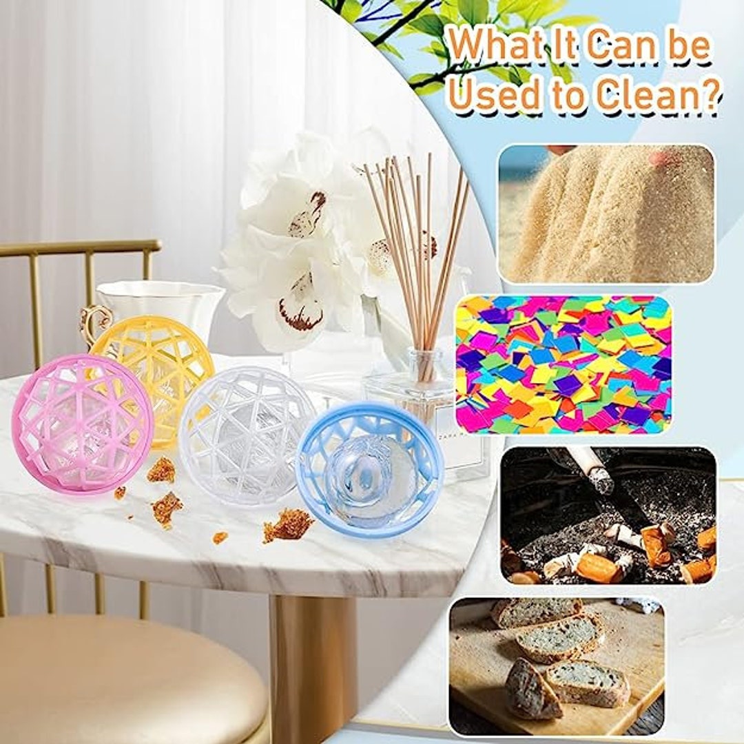 Keep Bags Clean Ball Sticky Inside Picks up Dust Dirt Crumbs Reusable ...