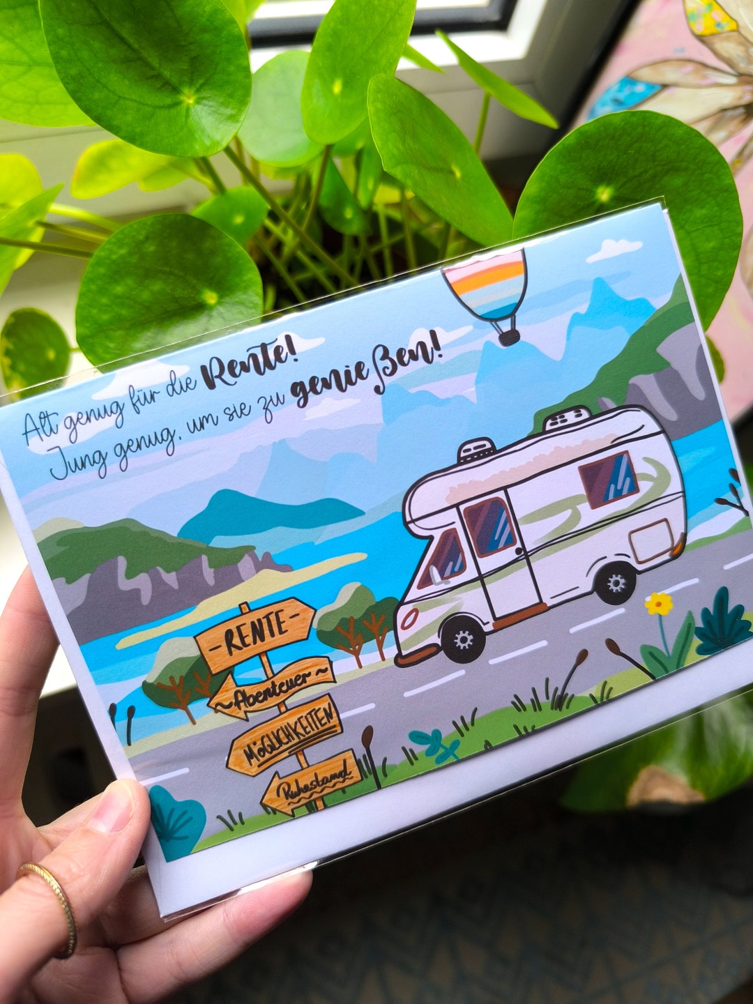 Klappkarte Rente Ruhestand Wohnmobil - Etsy.de