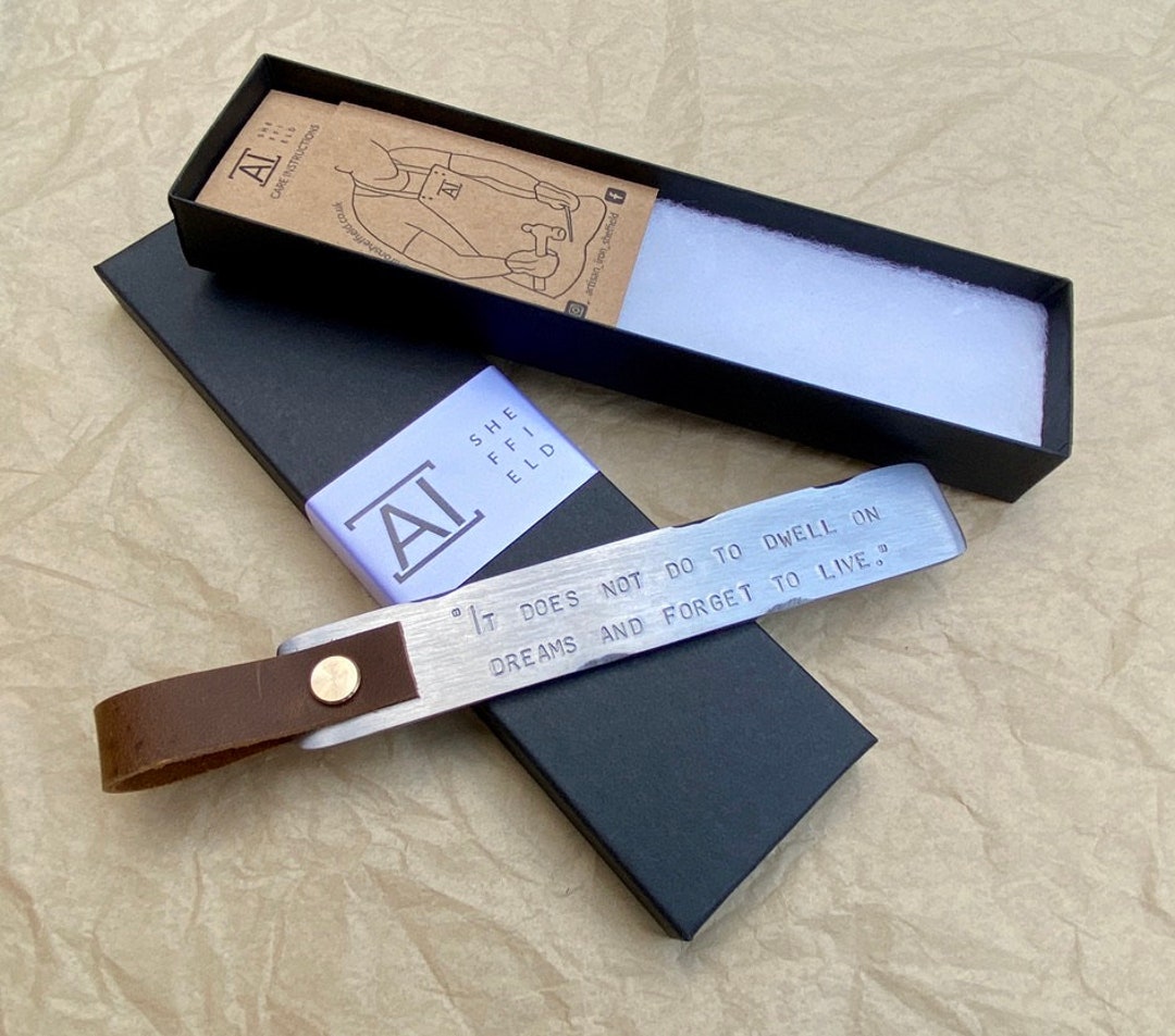 Albus Dumbledore Hogwarts Harry Potter Book Quote Bookmark-handstamped ...