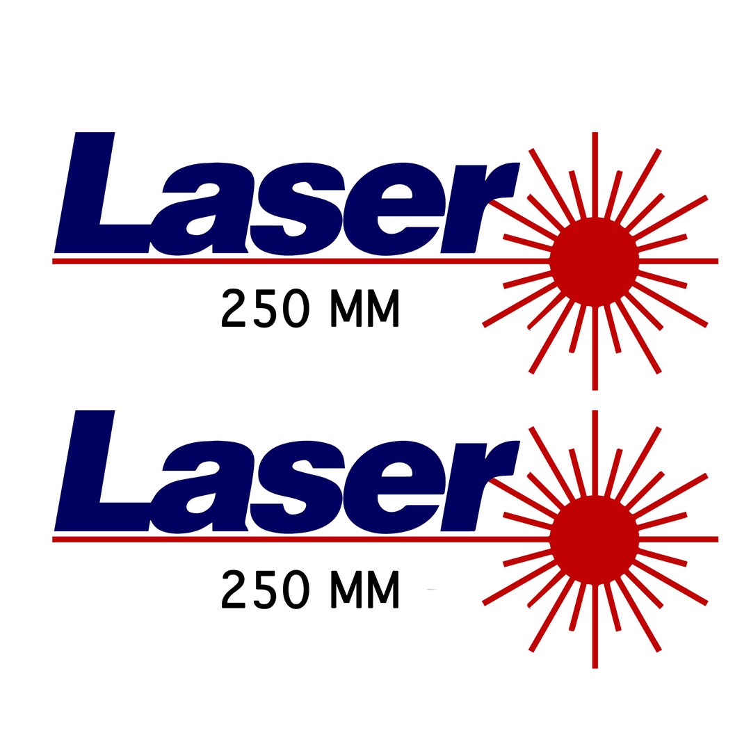 Stickers Boat LASER Kit LOGO Vinyl / Sticker 2 Pcs - Etsy