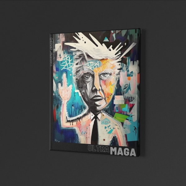 Abstract Trump Wall Art - Etsy