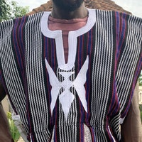 IKAN F&t African Handwoven Kente Batakari Fugu Smock Festival Clothing ...