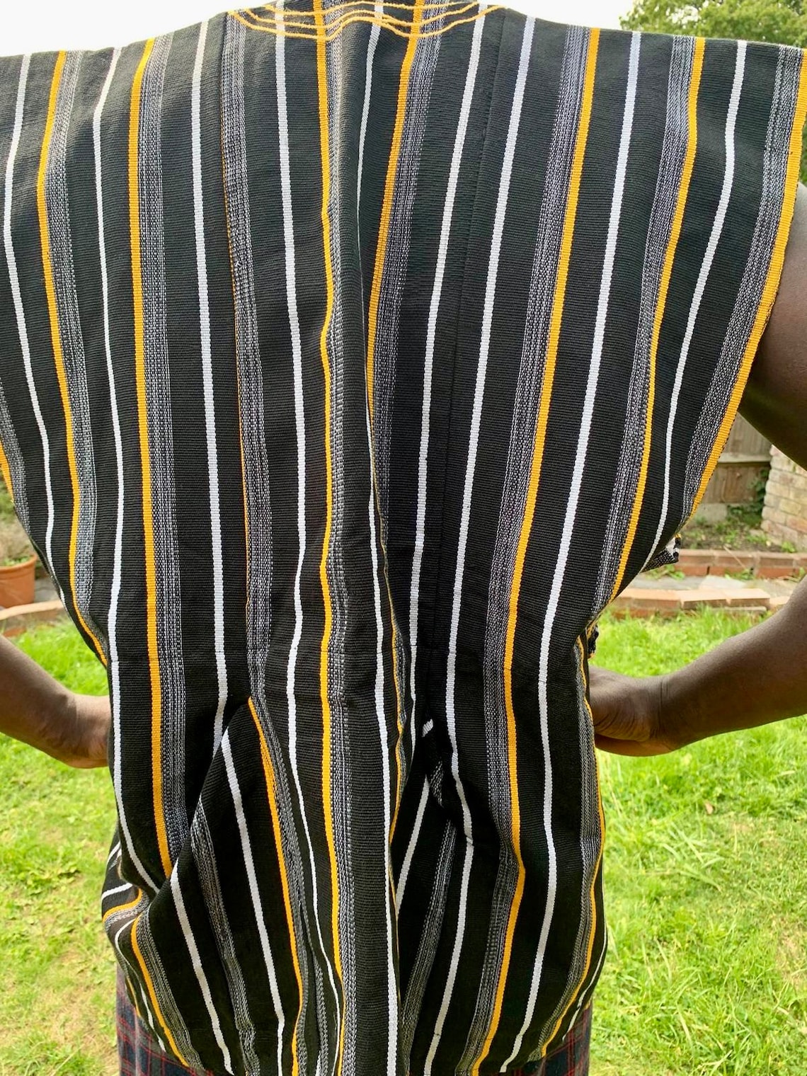 IKAN F&t African Handwoven Kente Batakari Fugu Smock | Festival ...