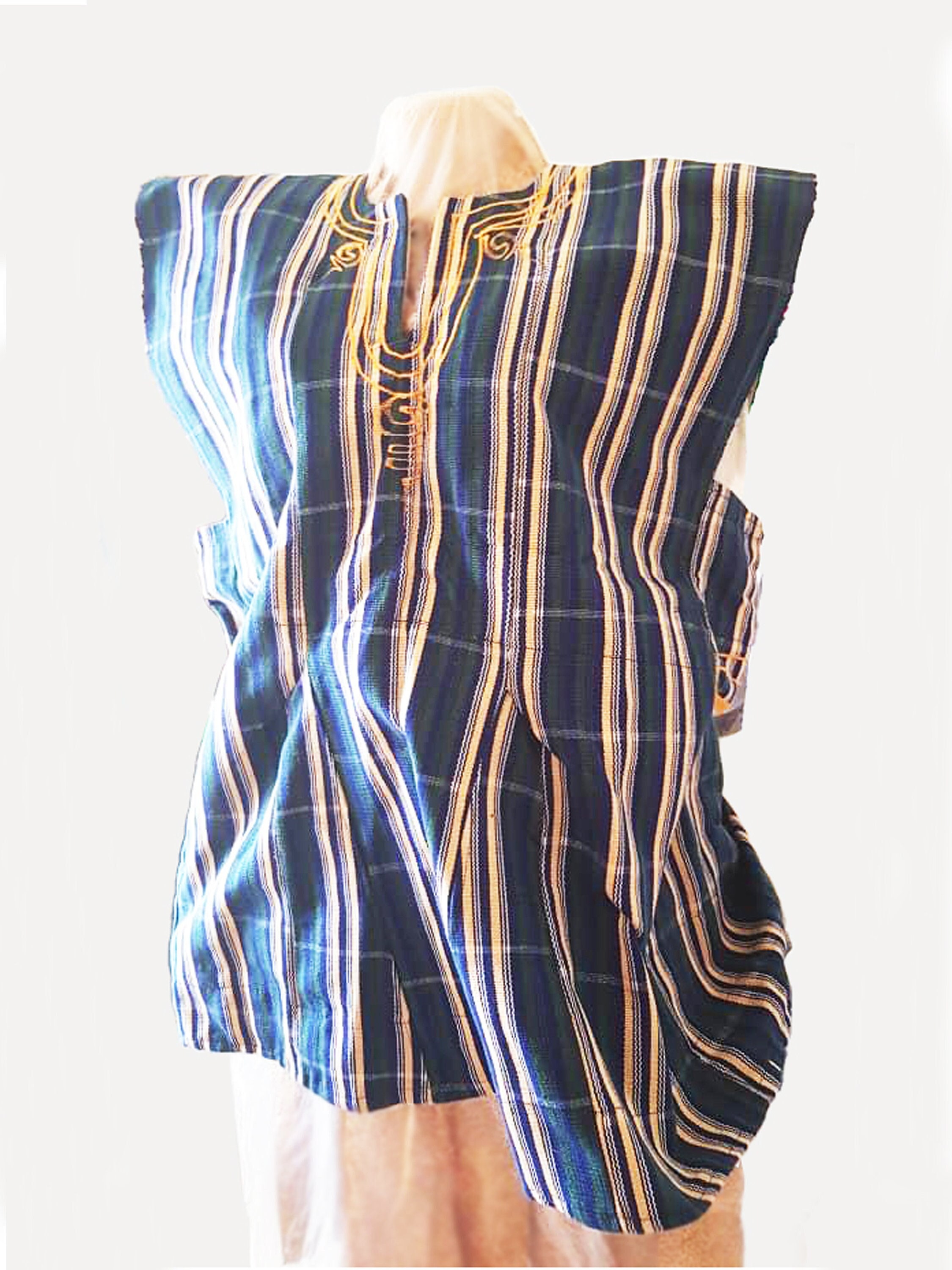 IKAN F&t Handwoven Men's Kente Batakari Fugu Smock | African ...