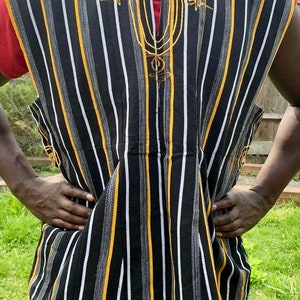 IKAN F&t African Handwoven Kente Batakari Fugu Smock | Festival ...