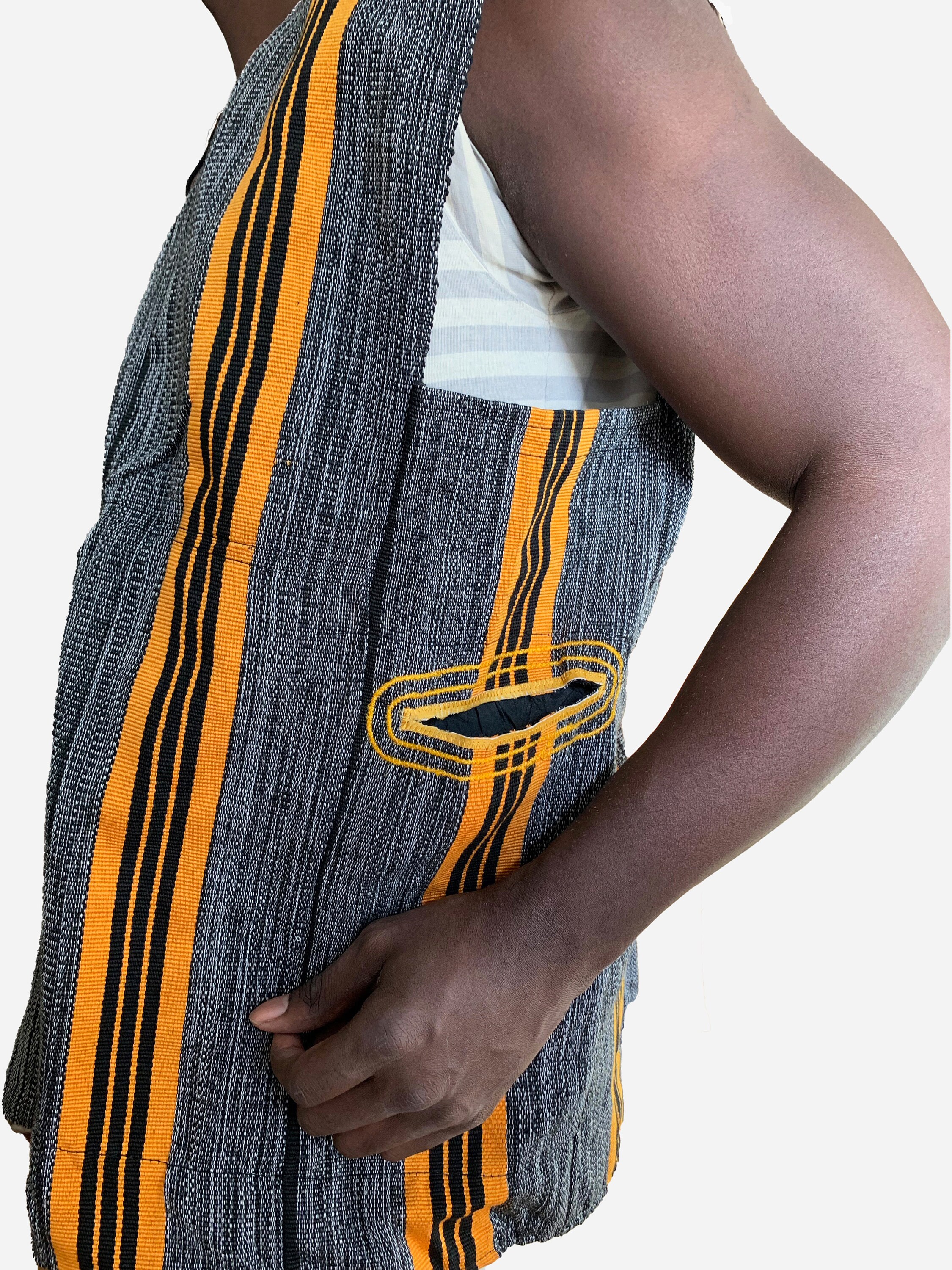 IKAN F&t Handwoven Men's Kente Fugu Batakari Smock | 100% Cotton ...