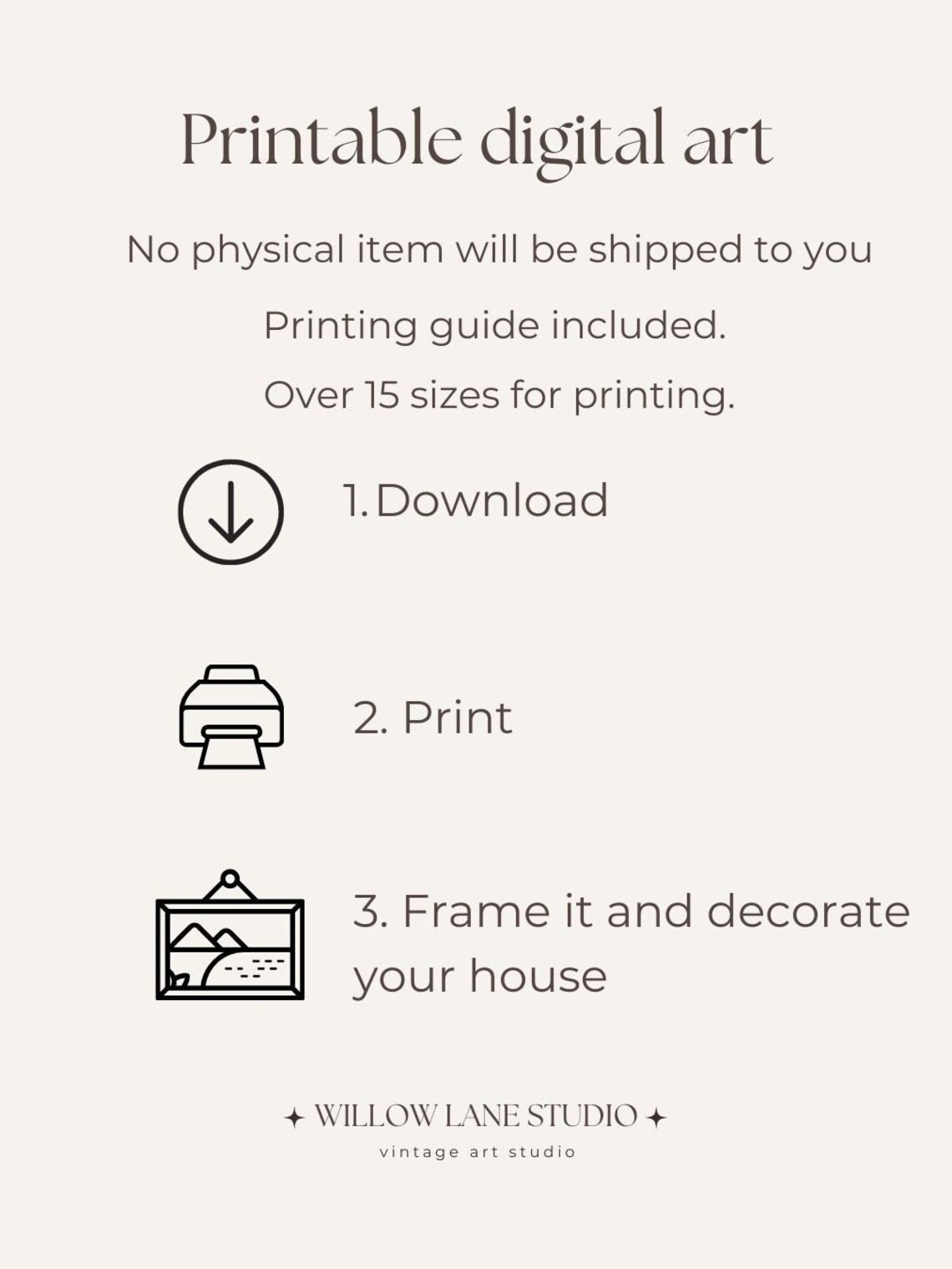 Colourful Garden Printable Vintage Flower Garden Wall Art - Etsy