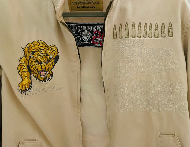 Avirex Jacket (blue Light Operations) - Etsy