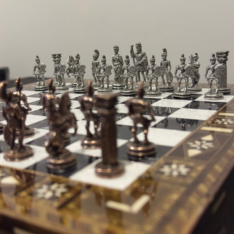 Handmade Chess Set Customizable Wooden Chess Board With Storage and ...