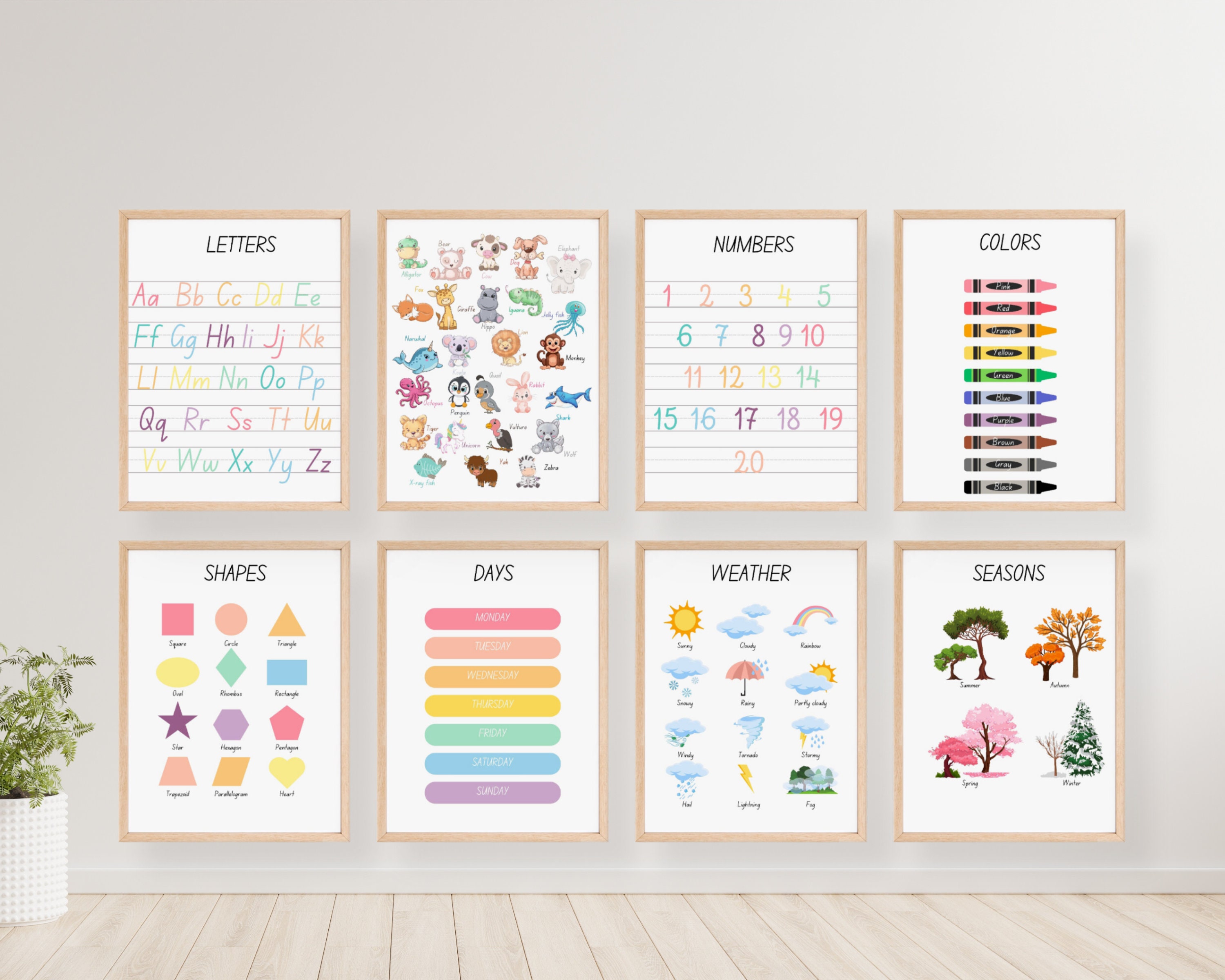 Educational Posters Classroom Decor Math Posters - Etsy