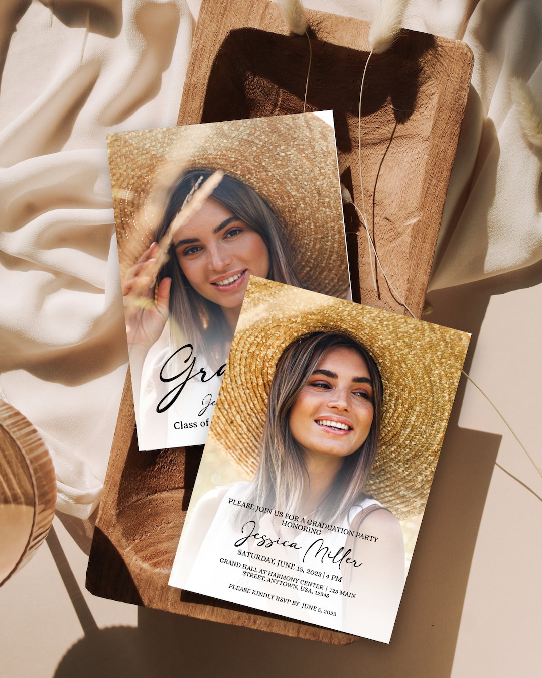 Graduation Invitation Card | Graduation Invitation Template | Stylish ...