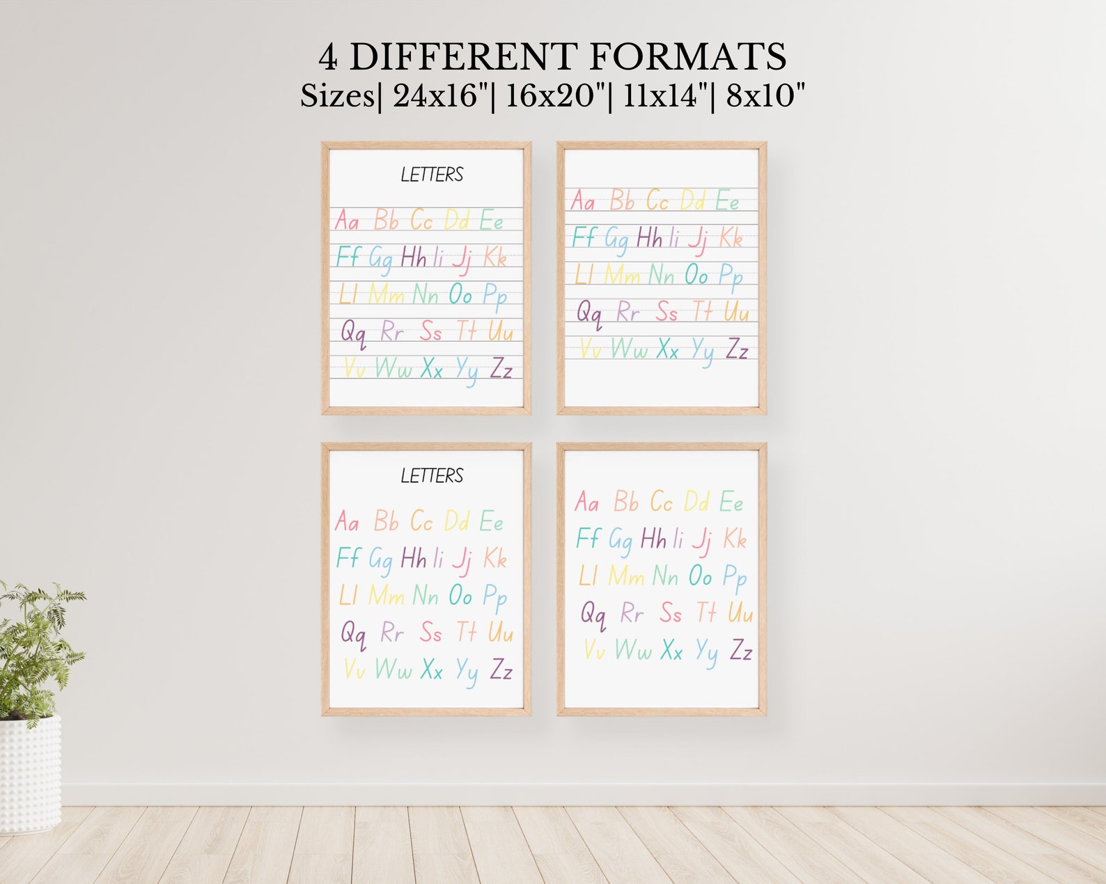 Alphabet Poster | Rainbow Alphabet Poster | Classroom Decor | ABC ...