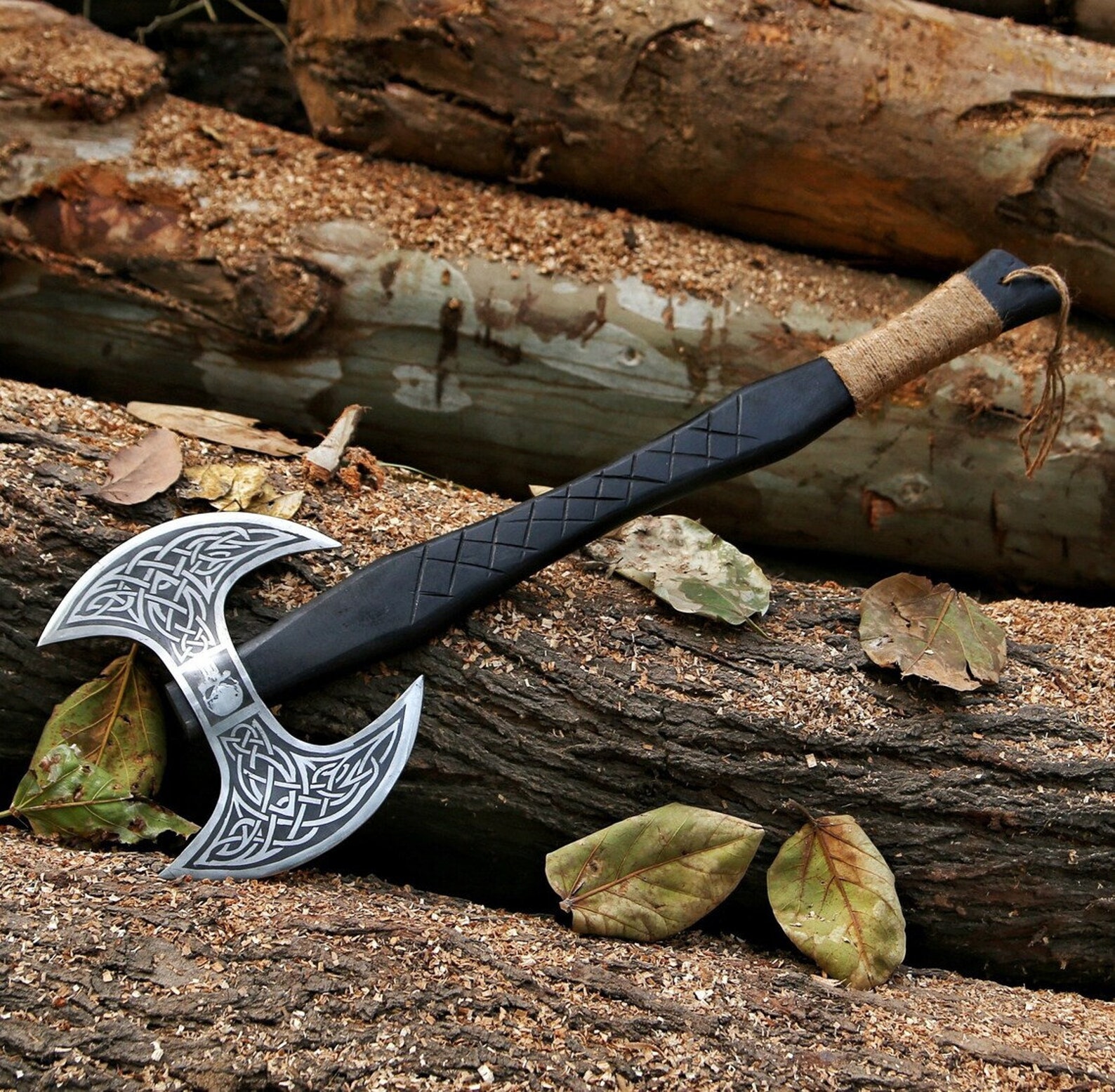 Custom Handmade Double Headed Vikings Axe, Double Headed Axe, War Axe, Battle Axe, Vikings Axe ...