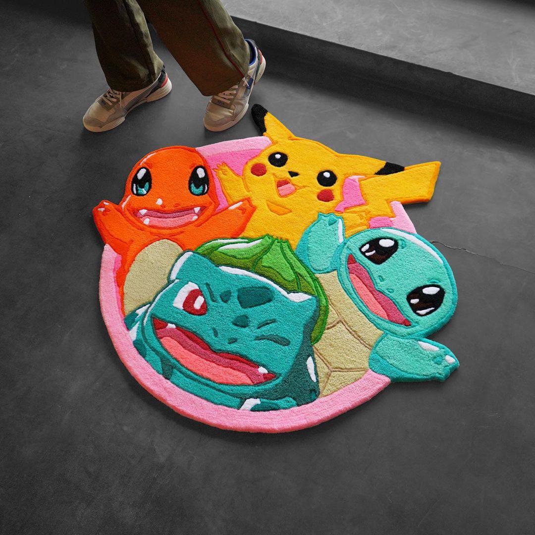 Pokemon's Tufted Rugs Personalized Image Design Custom - Etsy