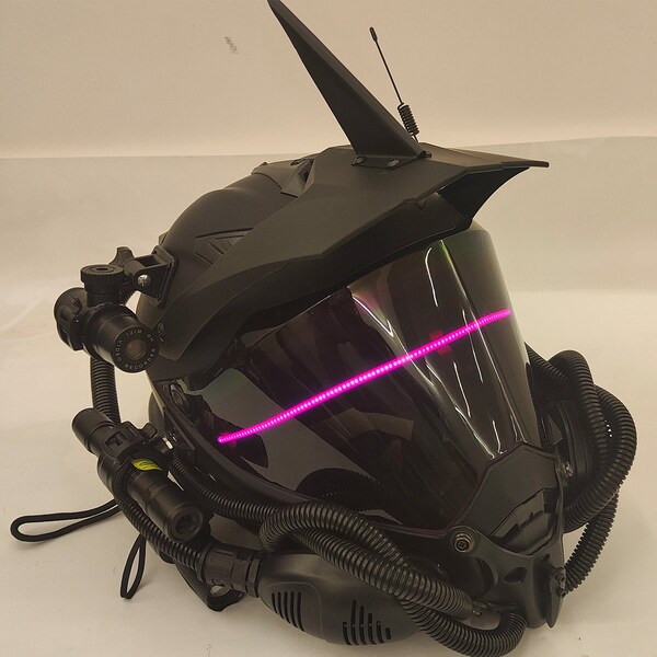 Cyberpunk Helmet Motorcycle - Etsy
