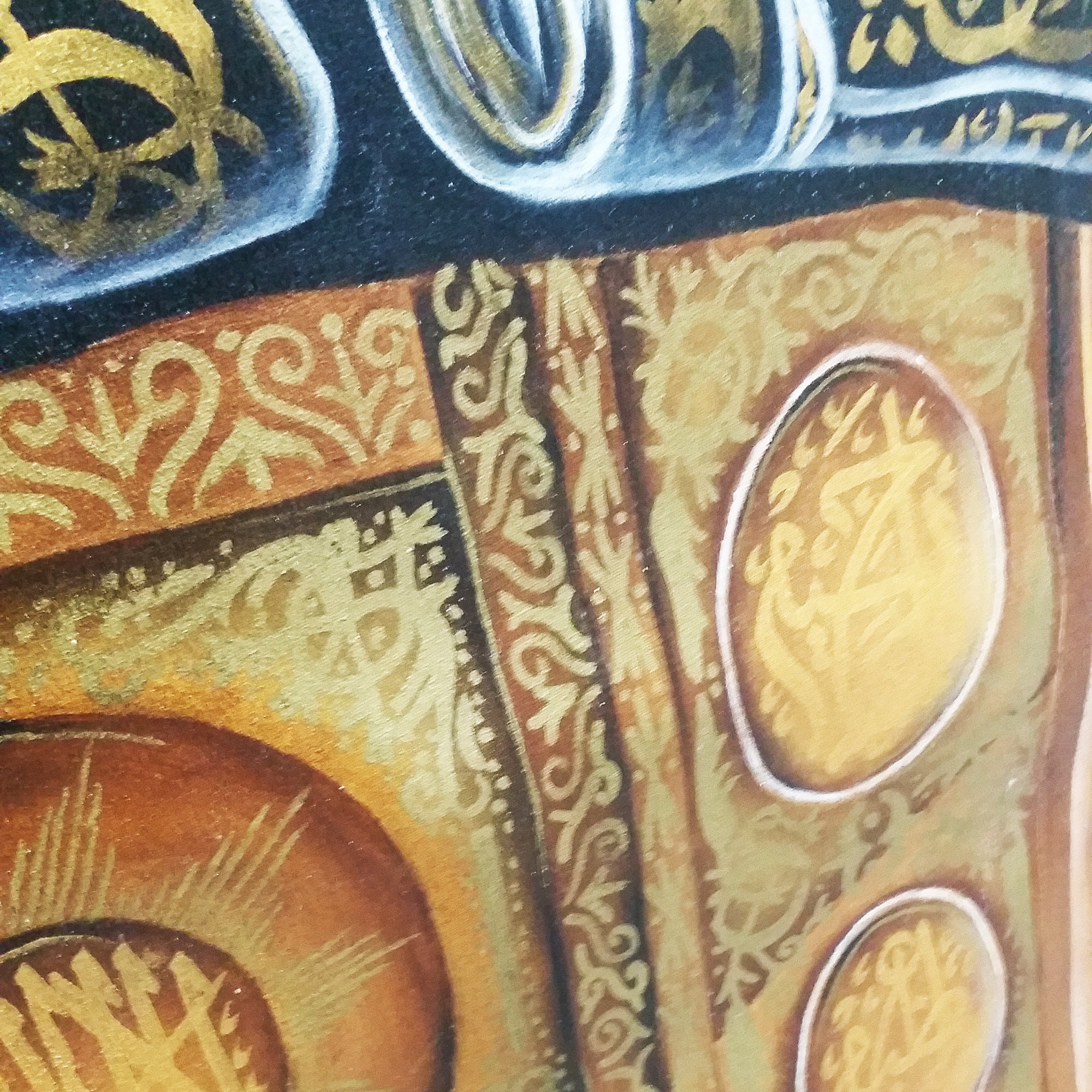 Kaaba Kiswa Calligraphy Painting Khana Kabaa Islamic Print - Etsy