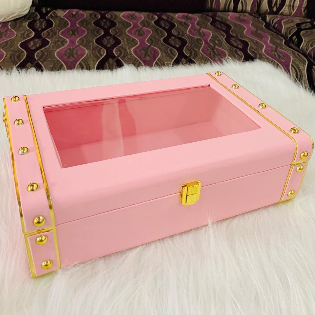 Handmade Trunk Box, MDF Box, Decorative Box, Leatherette Trunk Box ...