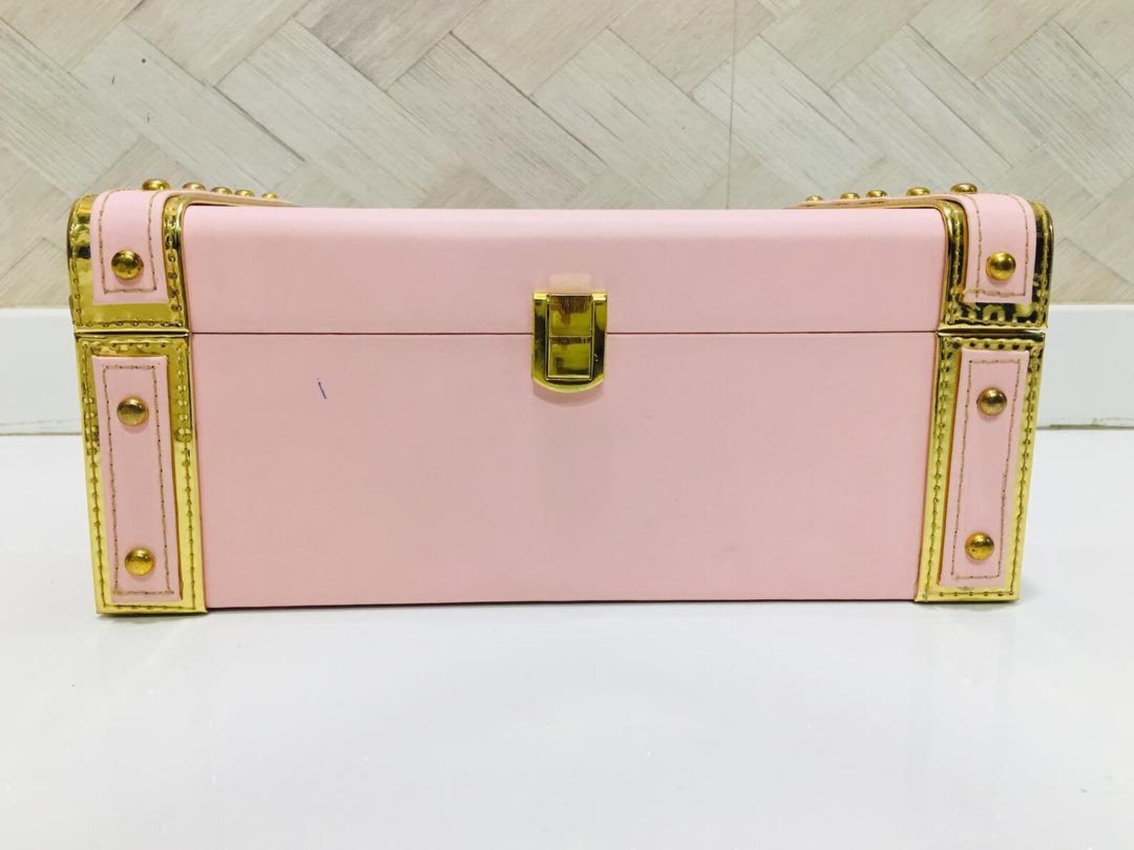 Handmade Trunk Box, MDF Box, Decorative Box, Leatherette Trunk Box ...