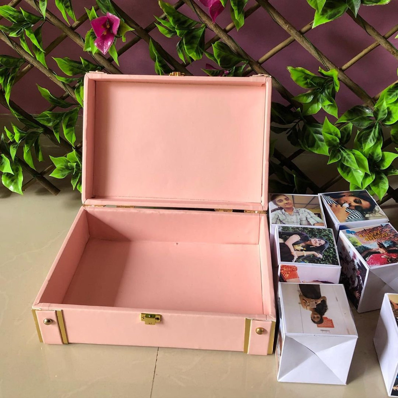 Handmade Trunk Box, MDF Box, Decorative Box, Leatherette Trunk Box ...