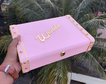 Handmade Trunk Box, MDF Box, Decorative Box, Leatherette Trunk Box ...