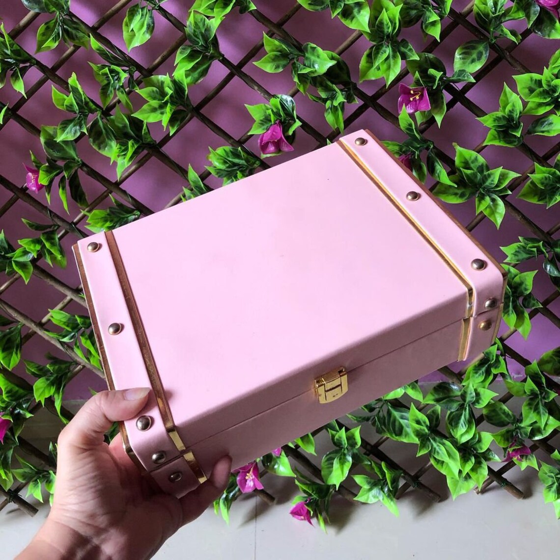 Handmade Trunk Box, MDF Box, Decorative Box, Leatherette Trunk Box ...