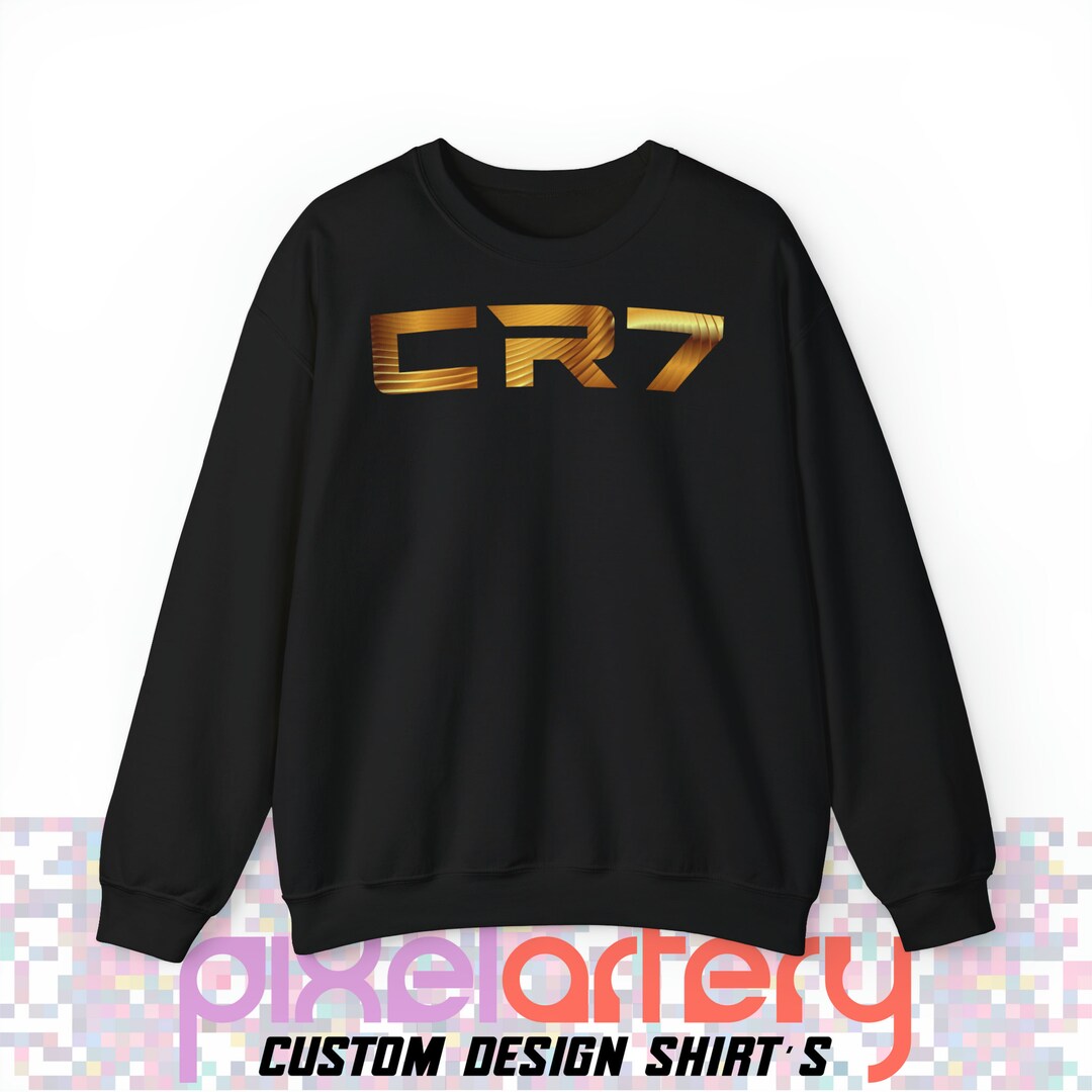 Cristiano Ronaldo Custom Gold Design Crewneck Sweatshirt CR7 - Etsy ...