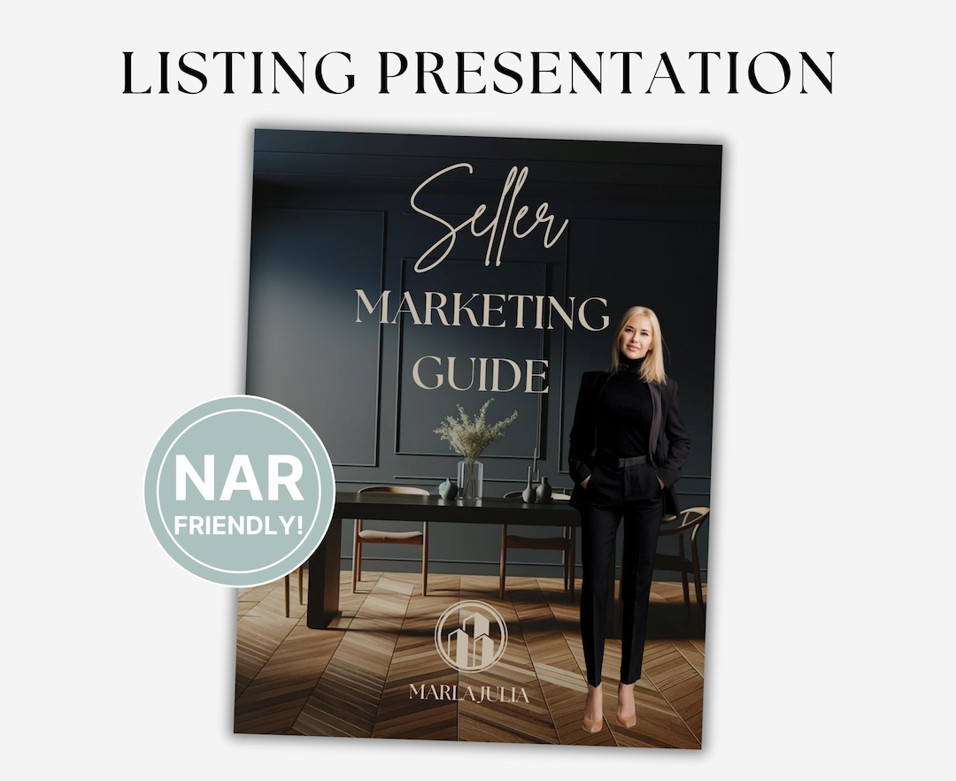 Luxury Listing Presentation for Real Estate Agents, Listing Packet ...