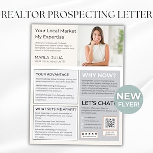 Realtor Prospecting Letter, Real Estate Farming Letter Template, Seller ...