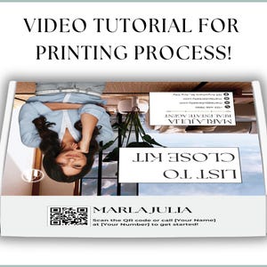 Seller Listing Box Cover Template, Real Estate Presentation Box, CMA ...