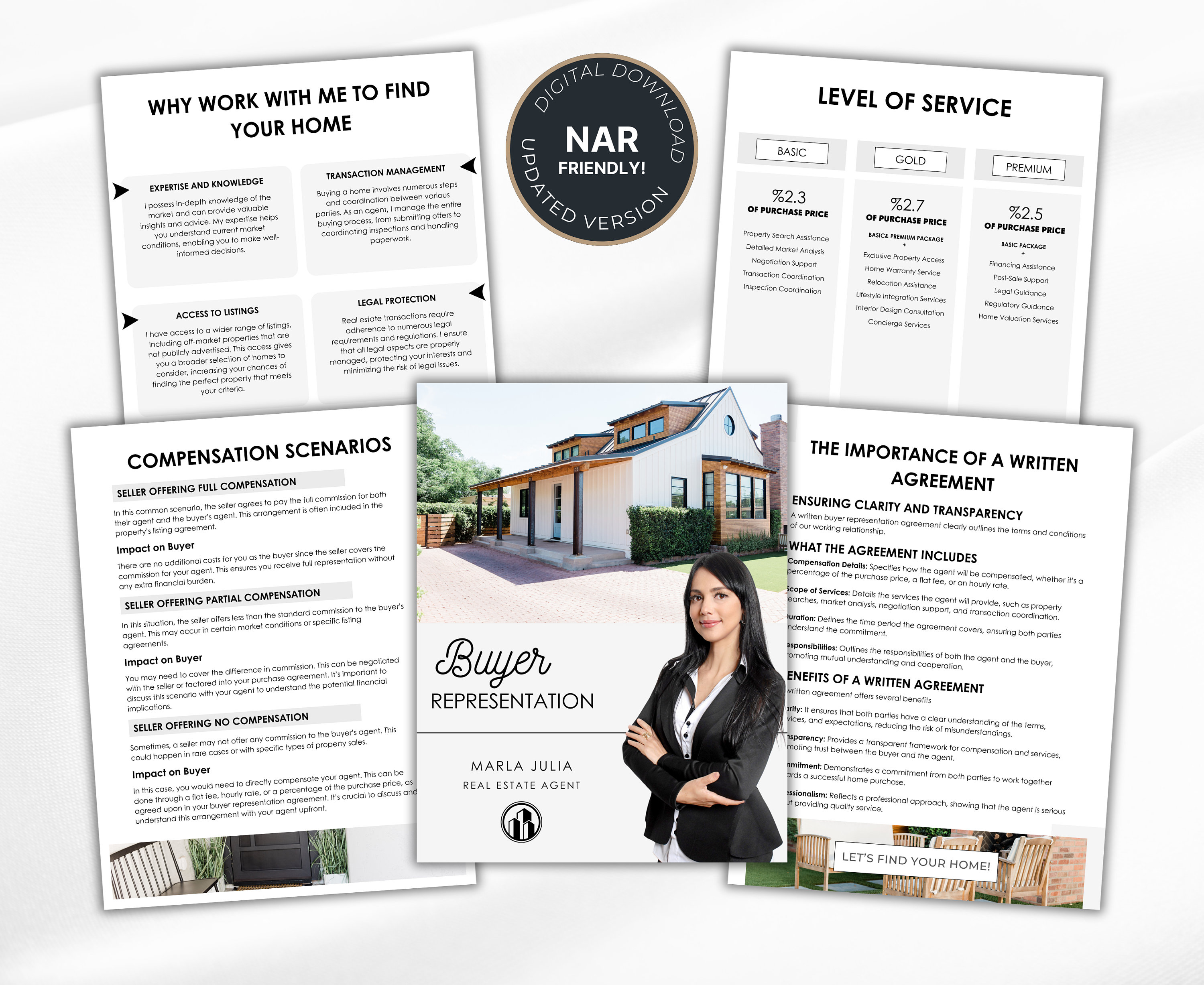 Buyer Agent Compensation, Real Estate Commission Sheet, Real Estate ...