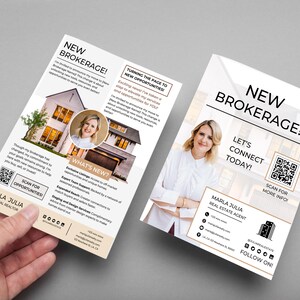 New Brokerage Announcement Flyer, Switch Brokerage Announcement Letter ...
