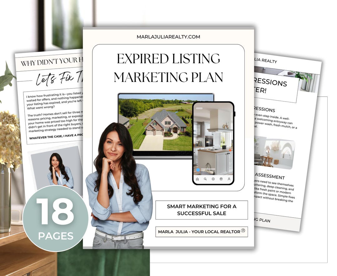 Expired Listing Marketing Presentation, Seller Marketing Plan for ...