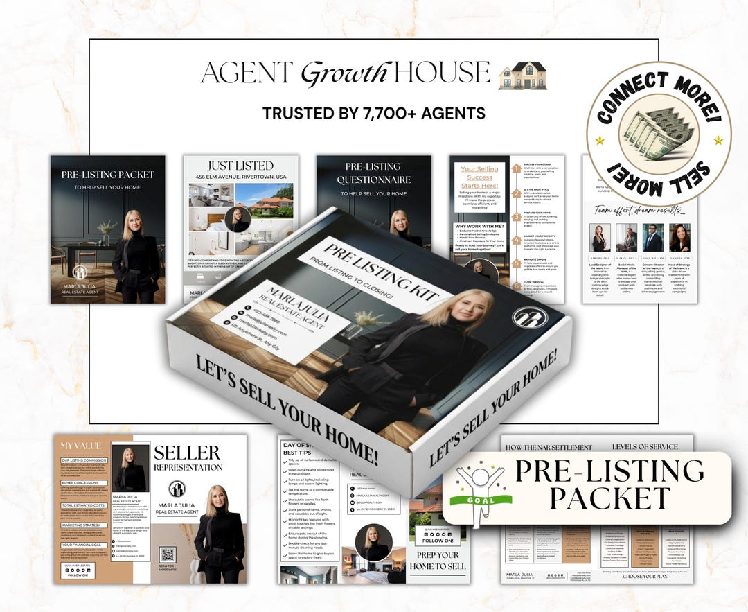 Luxury Pre-listing Kit for Real Estate Agent, Pre-listing Presentation ...