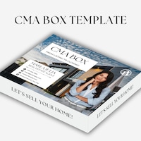 Realtor CMA Box Template, Comparative Market Analysis, Real Estate ...