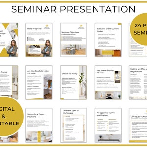 First Time Home Buyer Seminar Presentation, Buyer Seminar Bundle, NAR ...