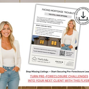 Pre-foreclosure Letter for Realtors, Real Estate Prospecting Letter ...