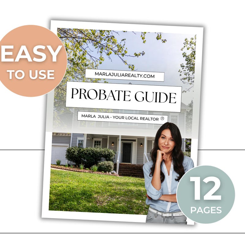 Probate Flyer Template - Etsy