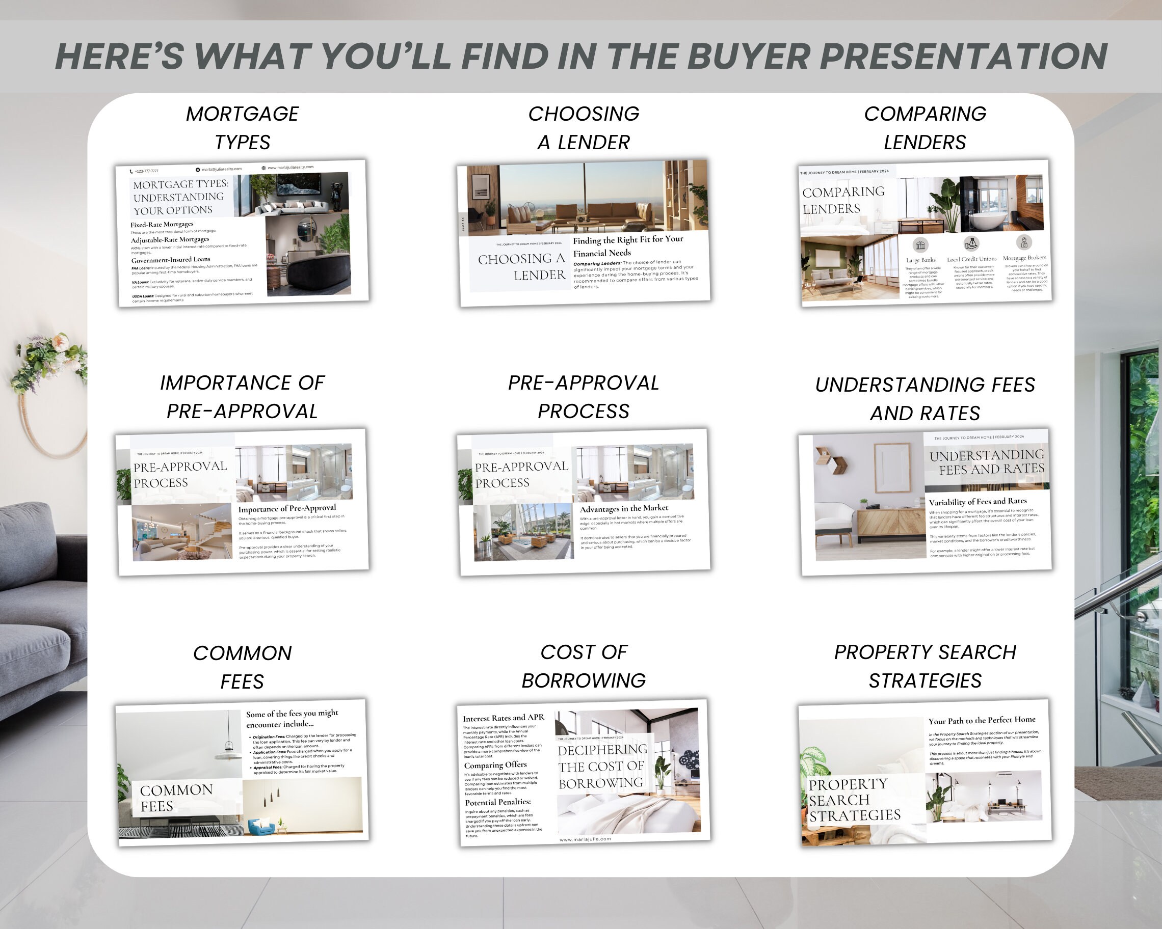 Real Estate Buyer Presentation, 120 Page First Time Home Buyer ...