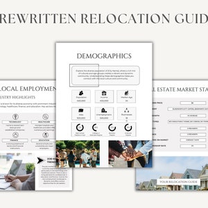 Relocation Guide for Real Estate Agents, Relocation Packet, Local ...