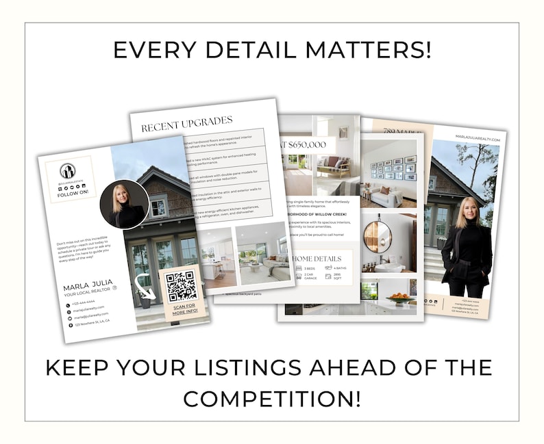 Listing Brochure for Real Estate, Property Information Booklet ...
