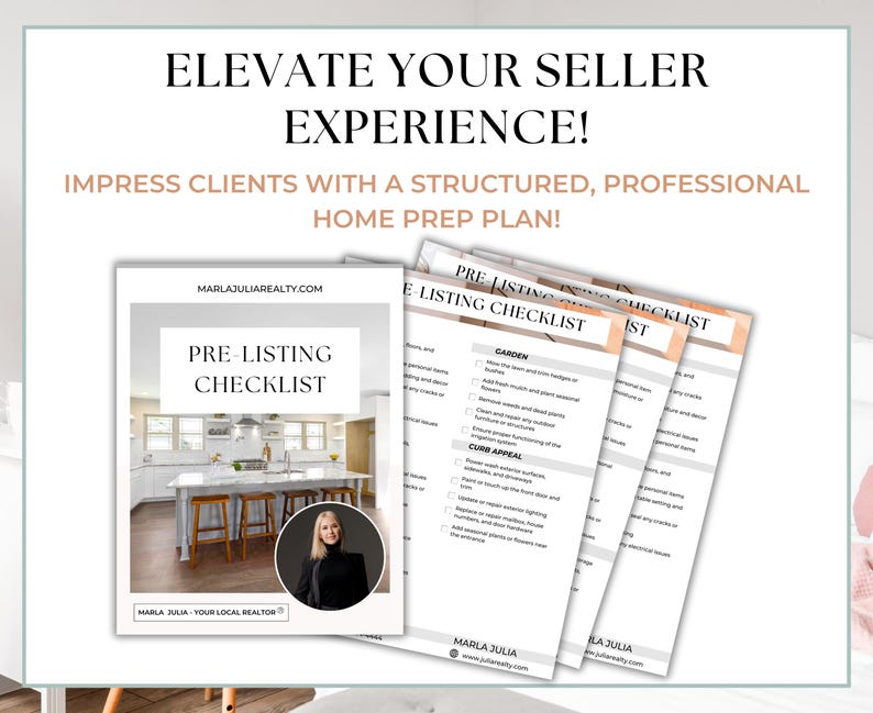 Pre-listing Checklist for Real Estate, Preparing Home for Sale ...