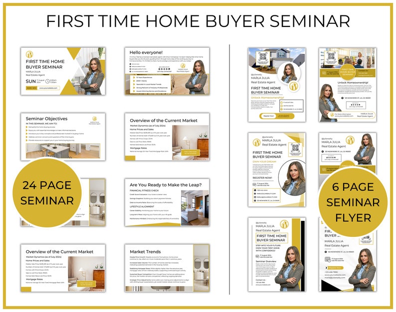 First Time Home Buyer Seminar Presentation, Buyer Seminar Bundle, NAR ...
