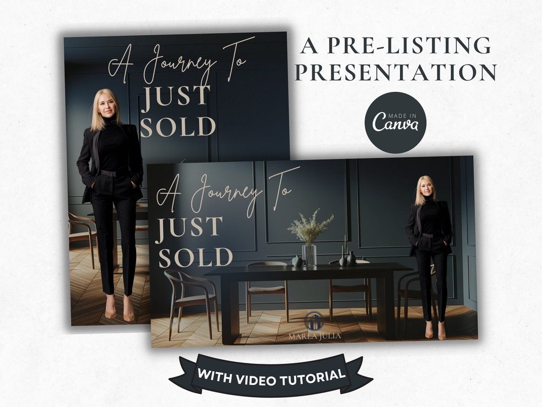 Pre-listing Presentation, Seller Pre-listing Package for Real Estate ...