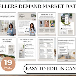 Realtor CMA Report Template: Home Valuation Guide (canva Editable, 19 ...