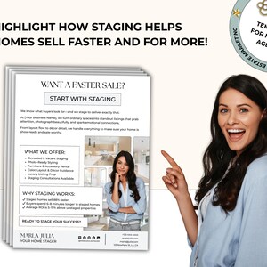 Staging Flyer, Home Stager Marketing Flyer, Staging Consultation Flyer ...