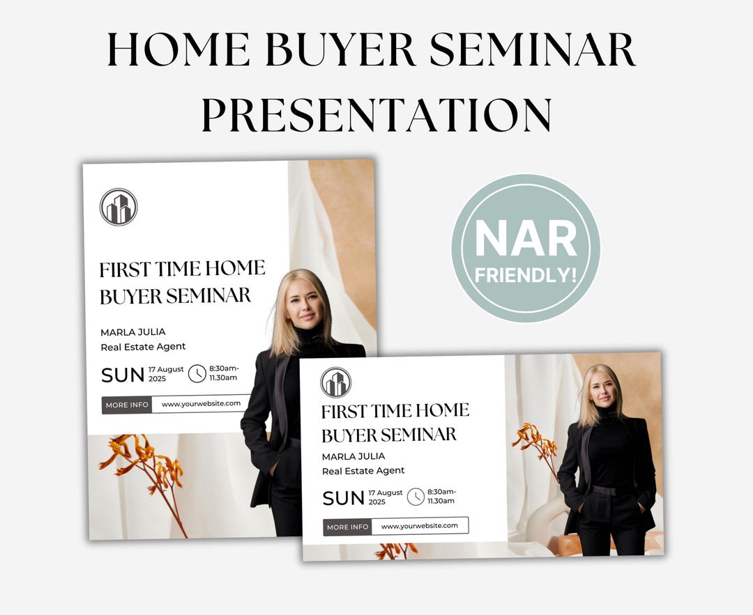 Home Buyer Seminar Presentation, First Time Home Buyer Workshop ...