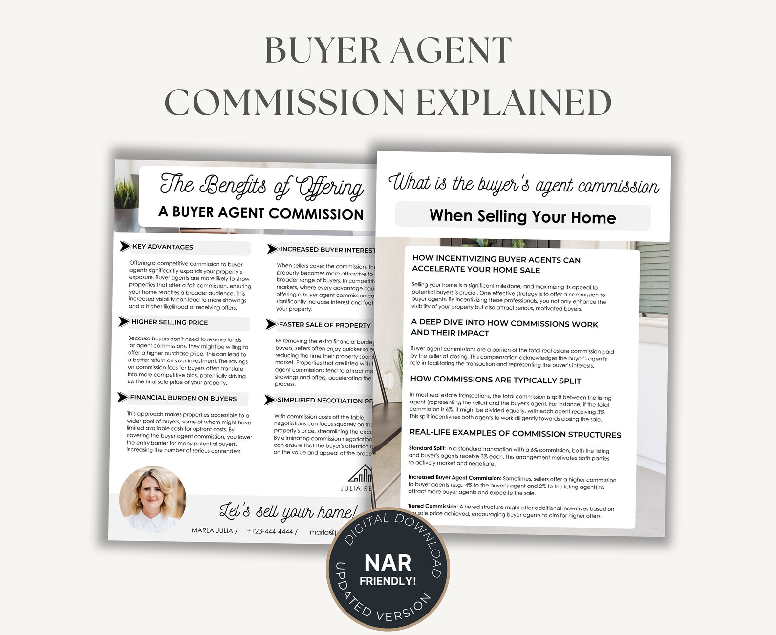 Buyer Agent Commission and Compensation Template for Listing Agents ...